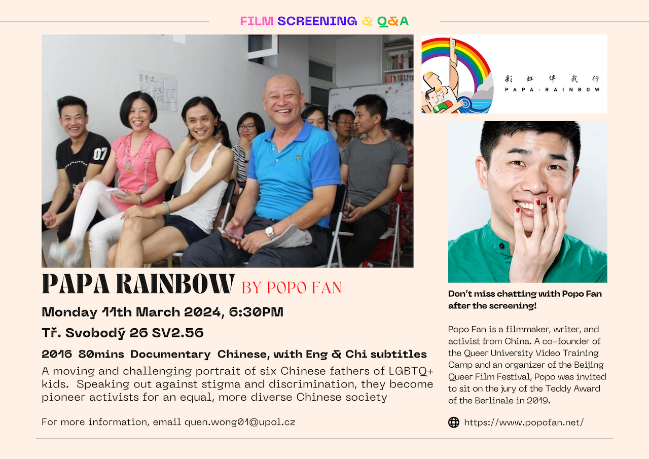 Papa Rainbow - Popo Fan: Univerzita Palackého v Olomouci